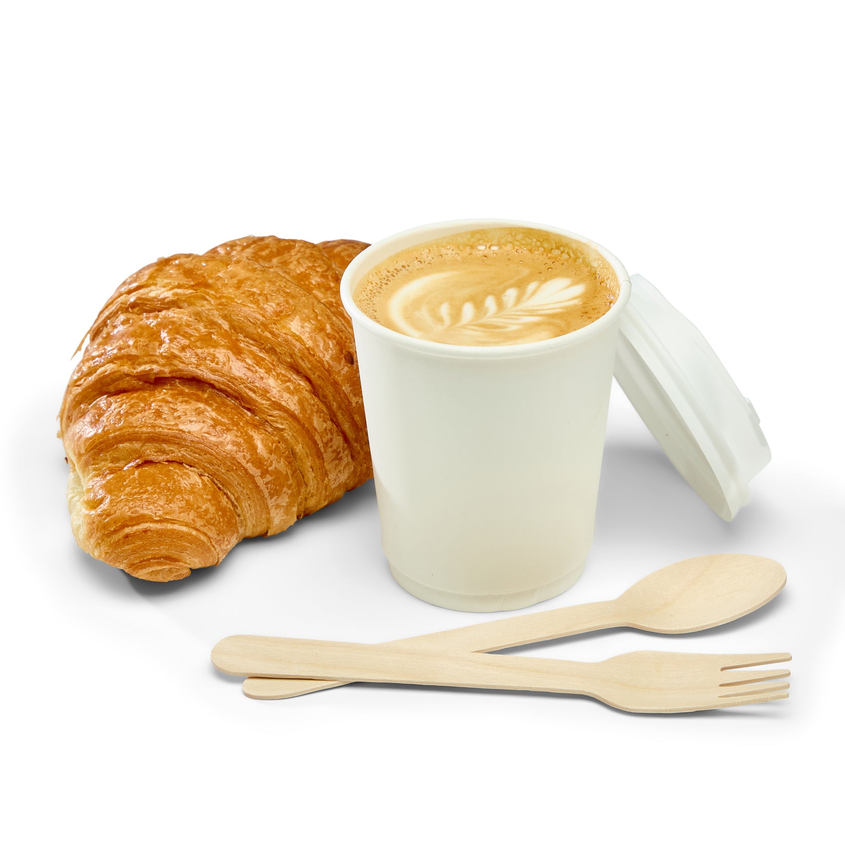 8oz Double Wall Disposable Coffee Cups with Lids (500 pcs) – London ...